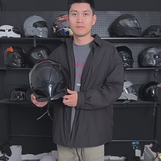 Mecha NBTK Motorcycle Helmet - Full-Cover Retro Design with Bluetooth ...